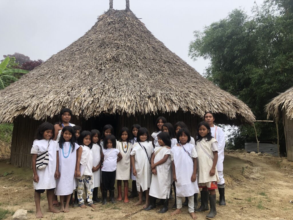 Visita a las comunidades indigenas de la sierra nevada de santa marta.